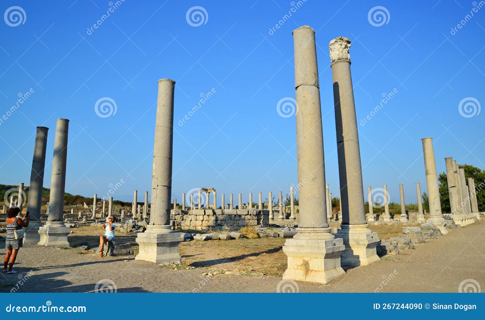 Perge Ancient City - Antalya Stock Photo - Image of perge, monument ...