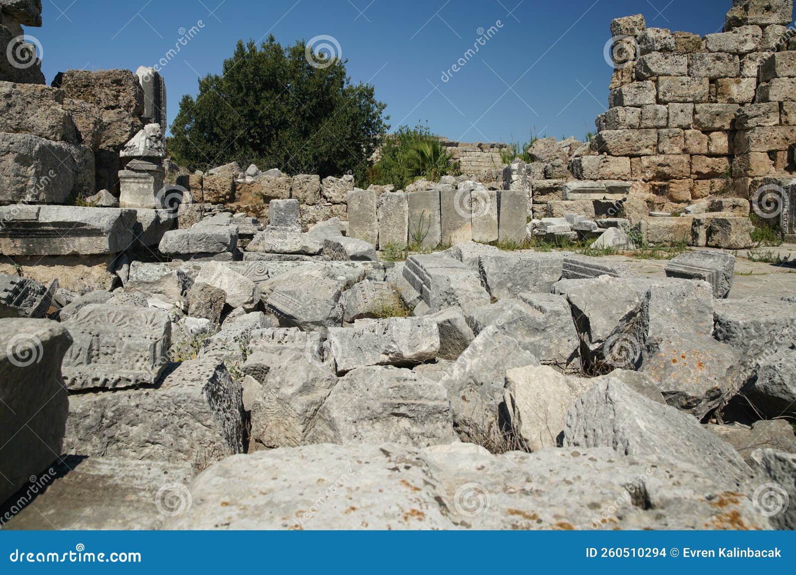Perge Ancient City in Antalya, Turkiye Stock Photo - Image of ...