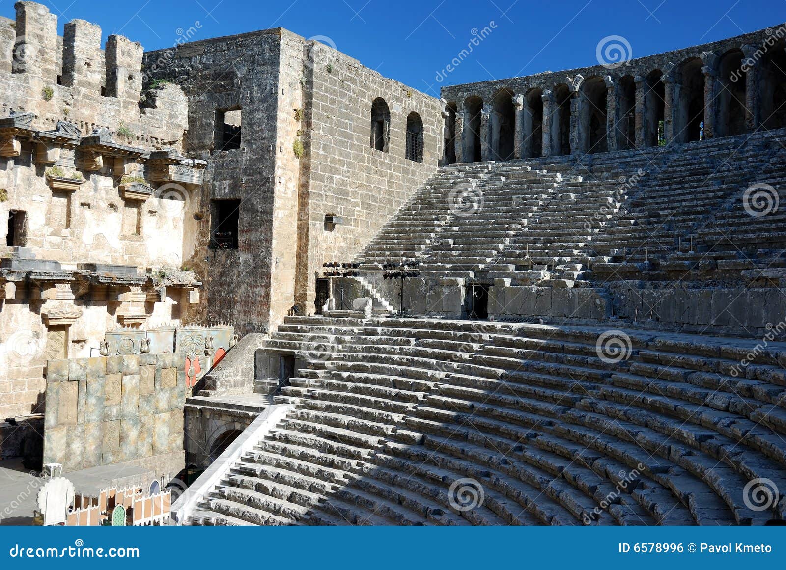 Perge, Turkey stock photo. Image of city, sight, steps - 6578996