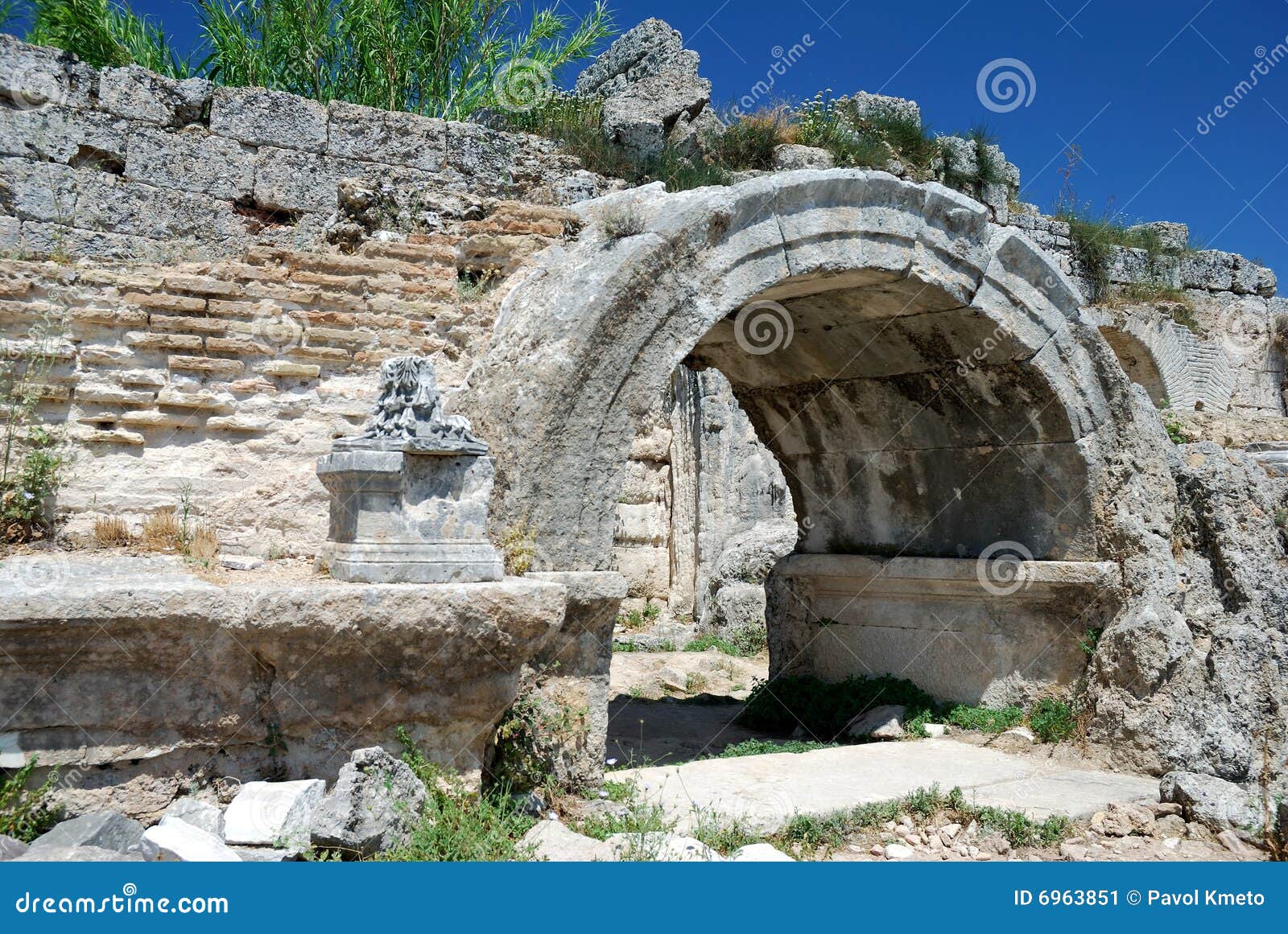 Perge, Turkey stock image. Image of architecture, antique - 6963851