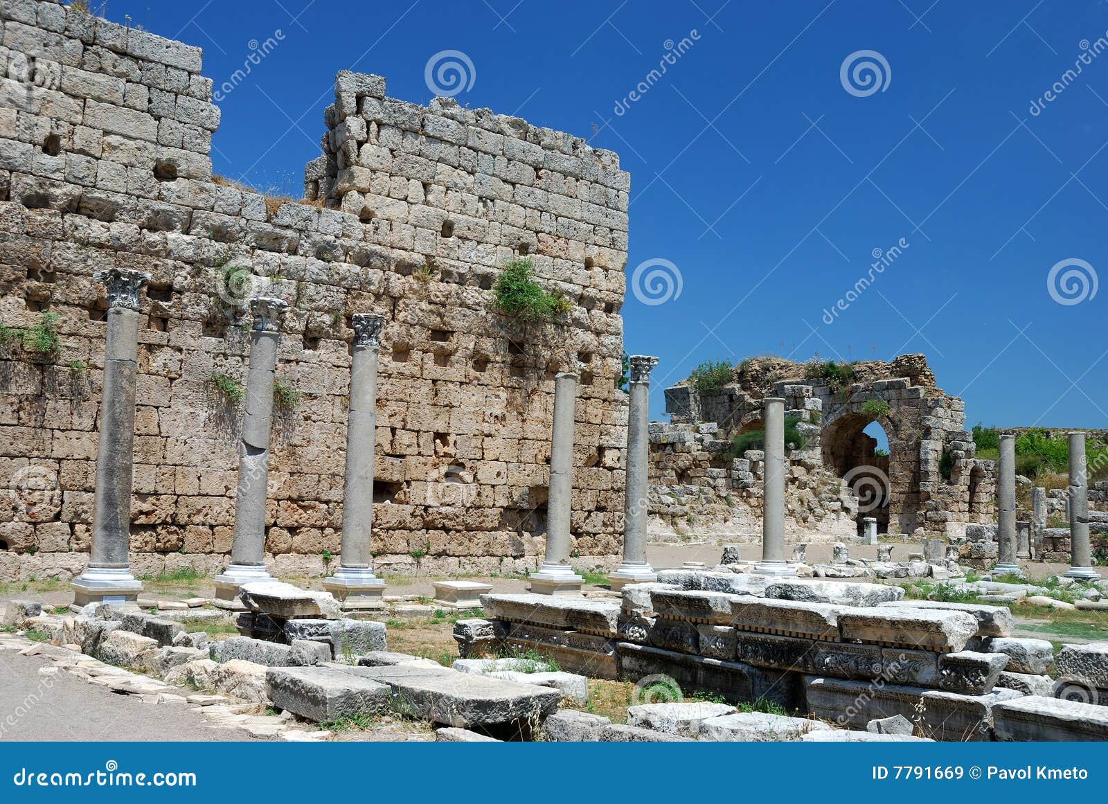 Perge, Turkey stock image. Image of perge, grand, atticism - 7791669