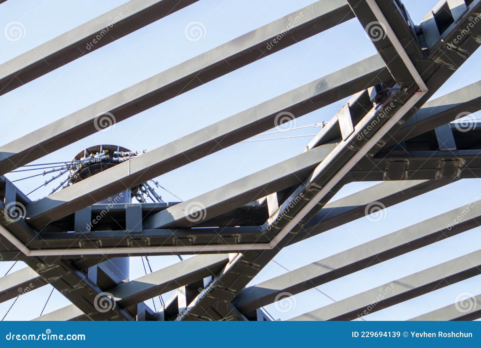 Pergola Canopy, Structural Elements. an Architectural Structure of ...
