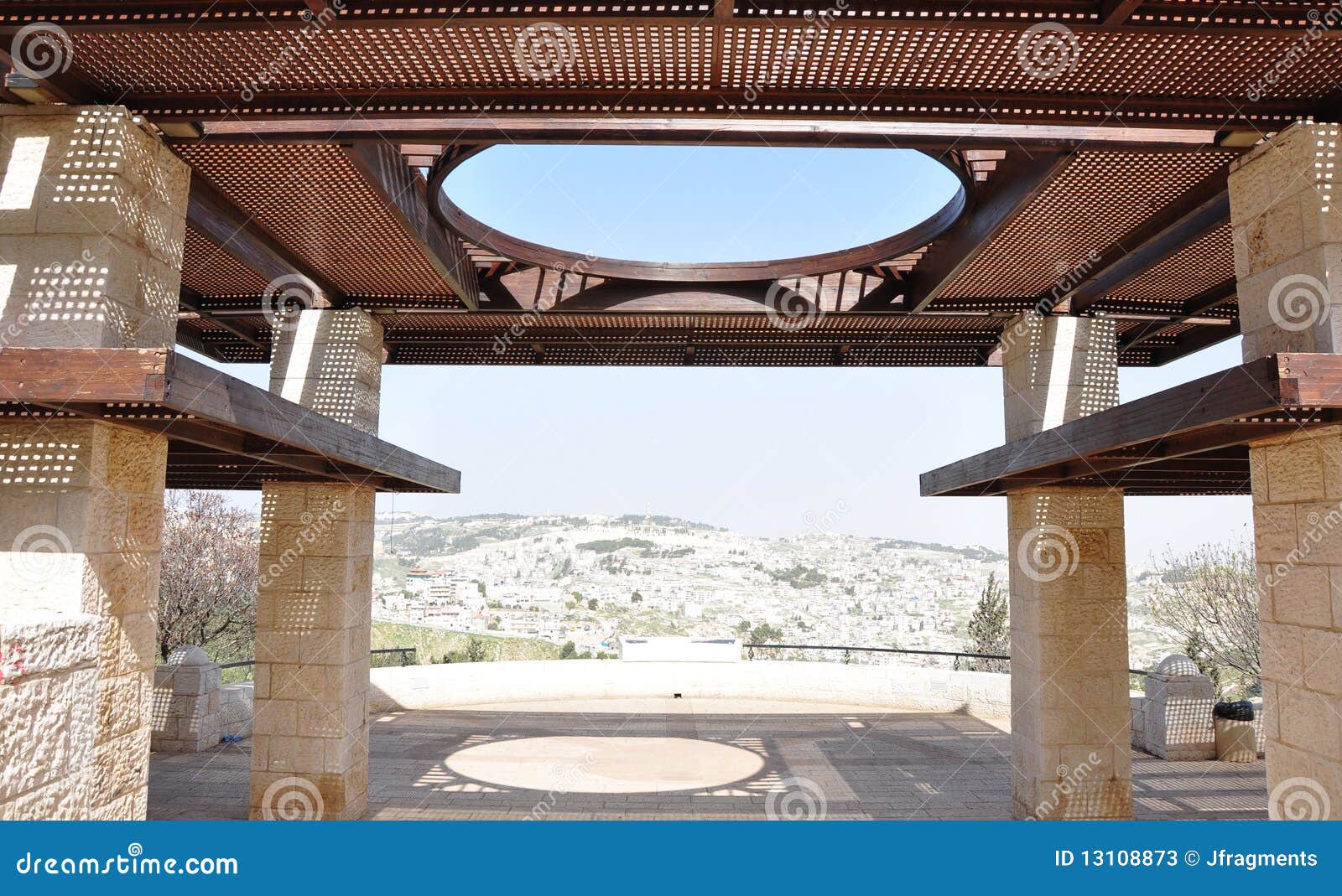 Skylight With Perforated Stucco Arched Windows Decorated With Colorful ...