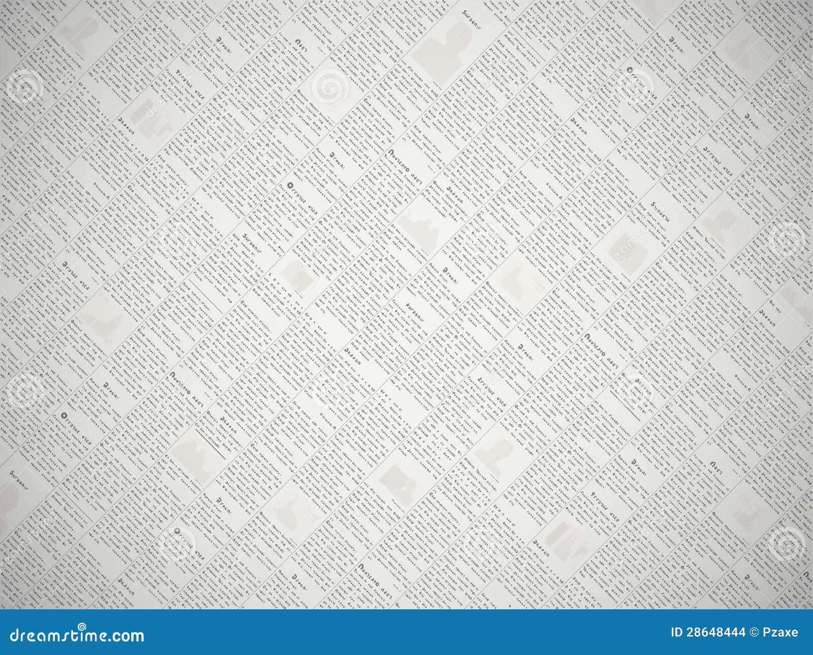 Periódico Del Vector Con El Fondo Ilustración del Vector - Ilustración ...