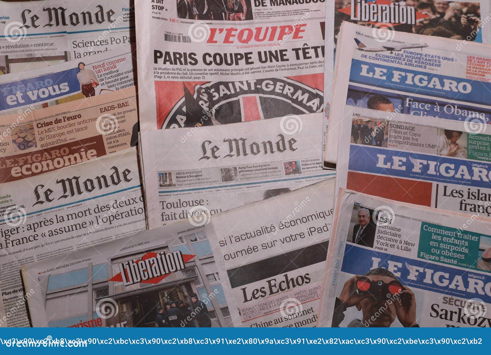 Periódico internacional imagen editorial. Imagen de finanzas - 110408470