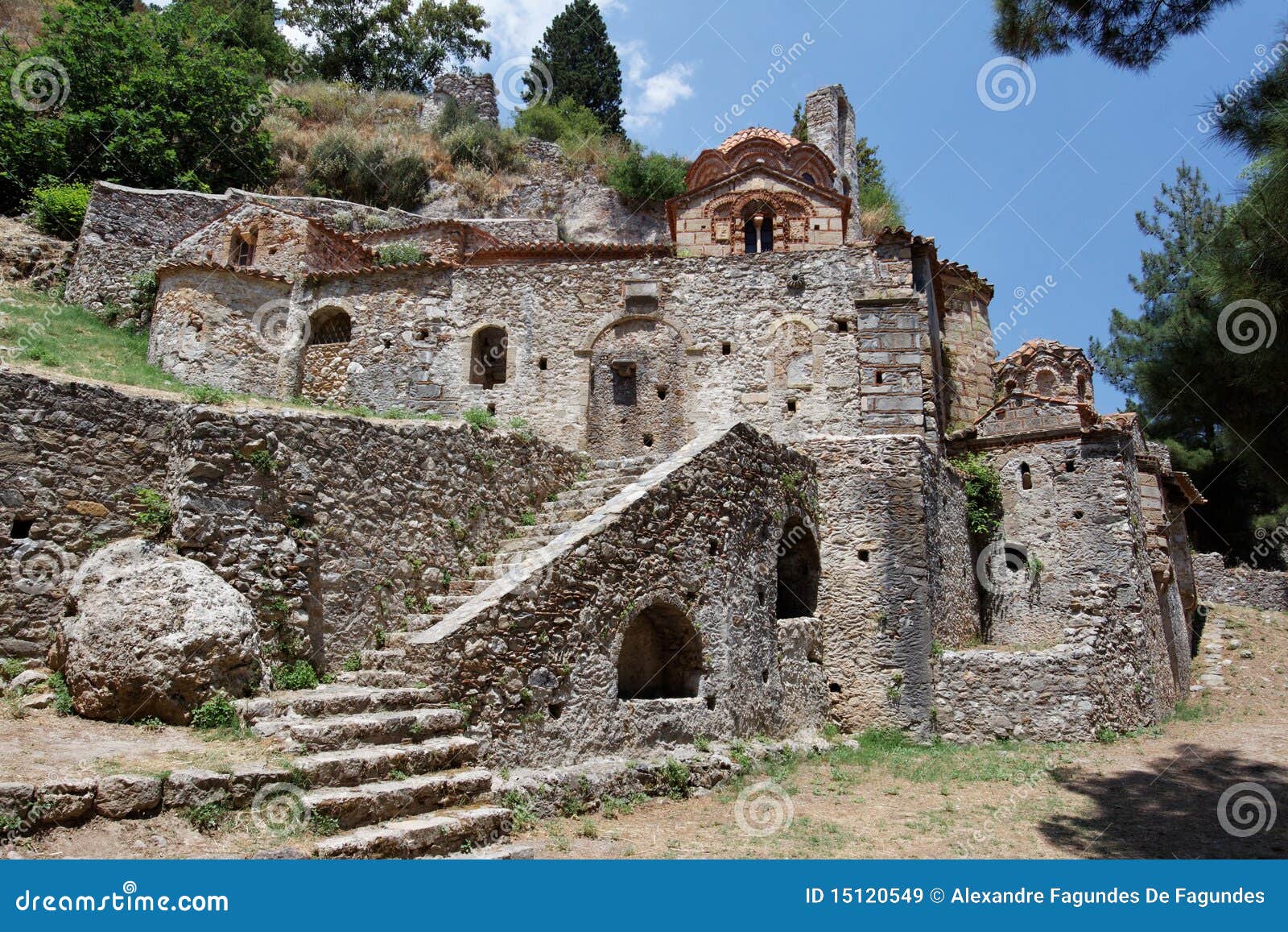 Byzantine Monastery, In Kursi National Park Royalty-Free Stock Image ...