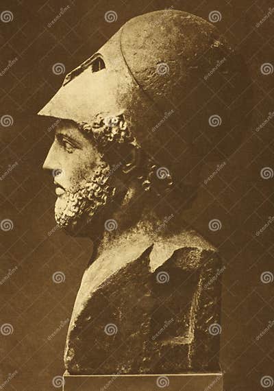 Pericles editorial image. Image of bust, helmet, pericles - 26655700
