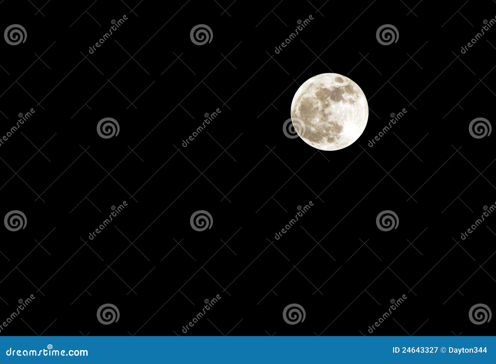 Perigee Full Moon stock image. Image of earth, moon, thirds - 24643327