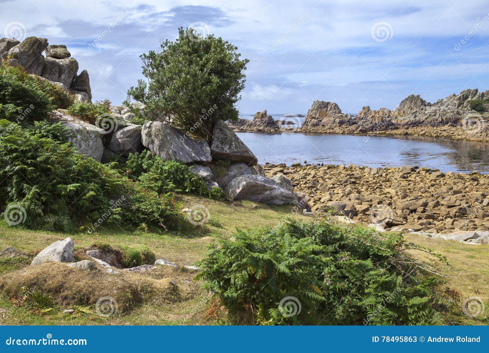 Periglis, St Agnes, Isles of Scilly, England Stock Image - Image of ...