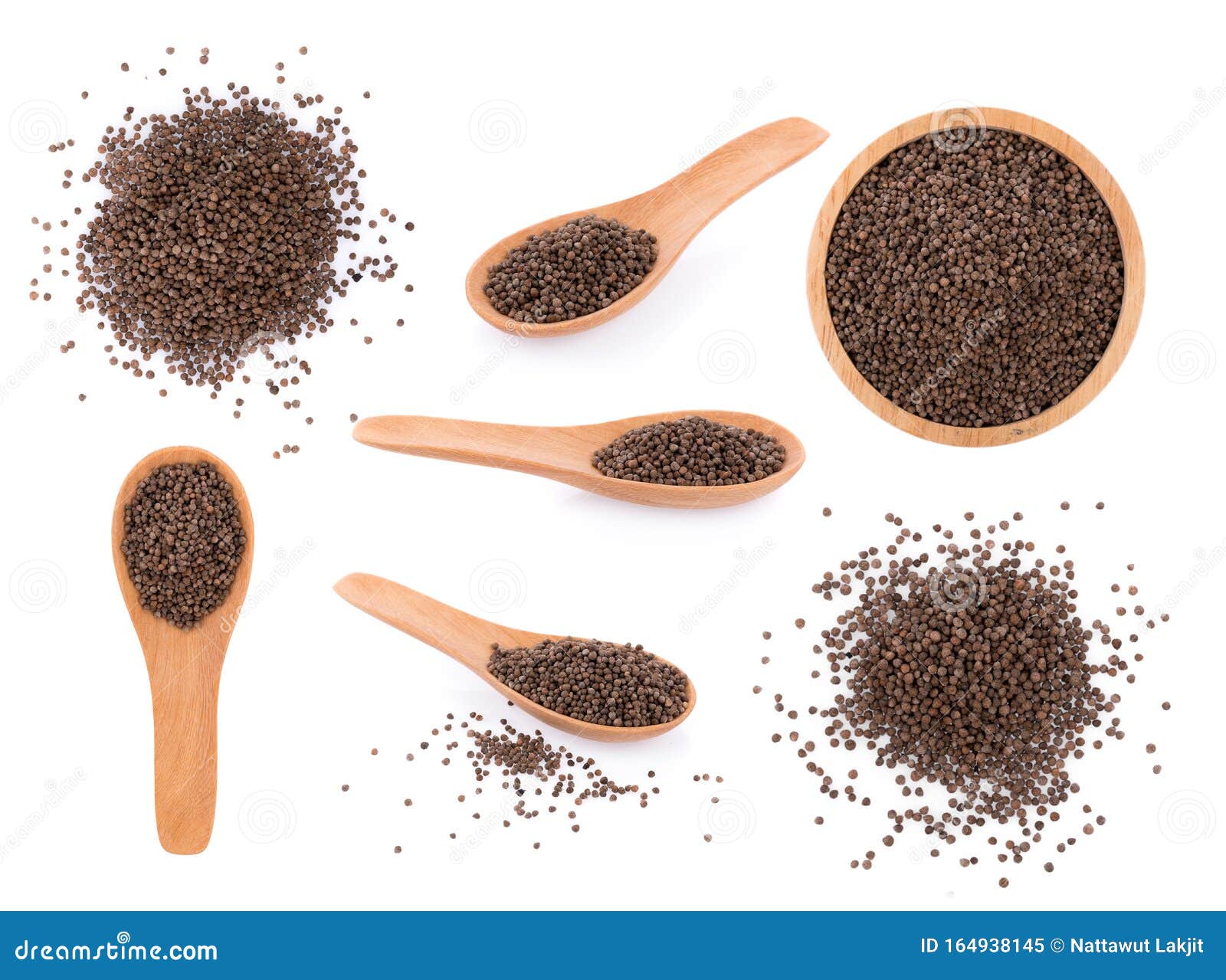 Perilla Herb Seed on White Background Stock Image - Image of organic ...