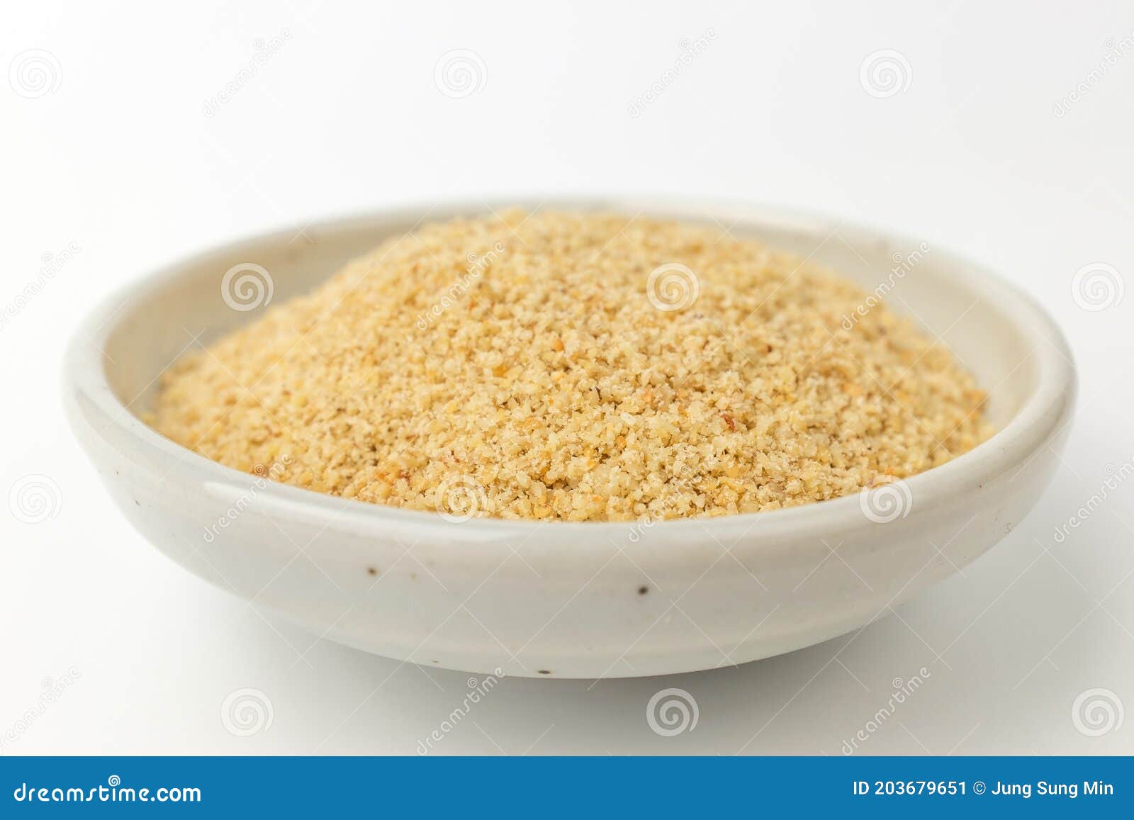 Perilla Powder on a White Background Stock Image - Image of sesame ...