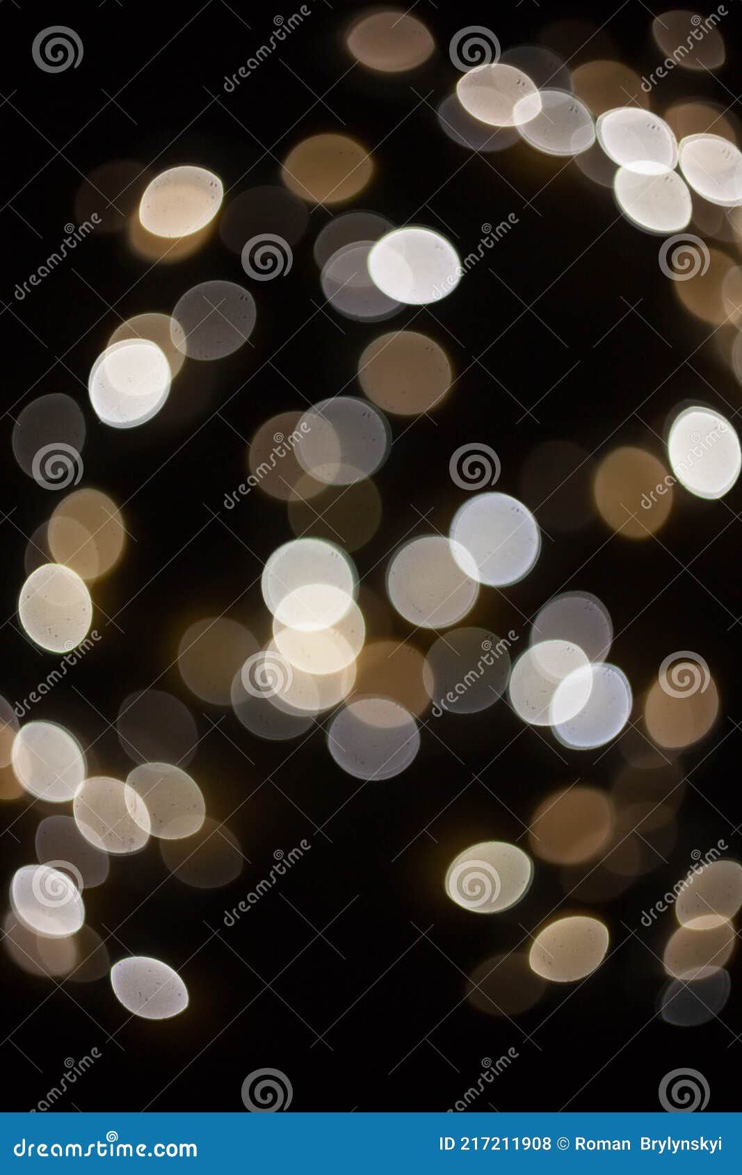 Perimeter Bokeh for Text or Other Creative Ideas. Abstract Bokeh Bright ...