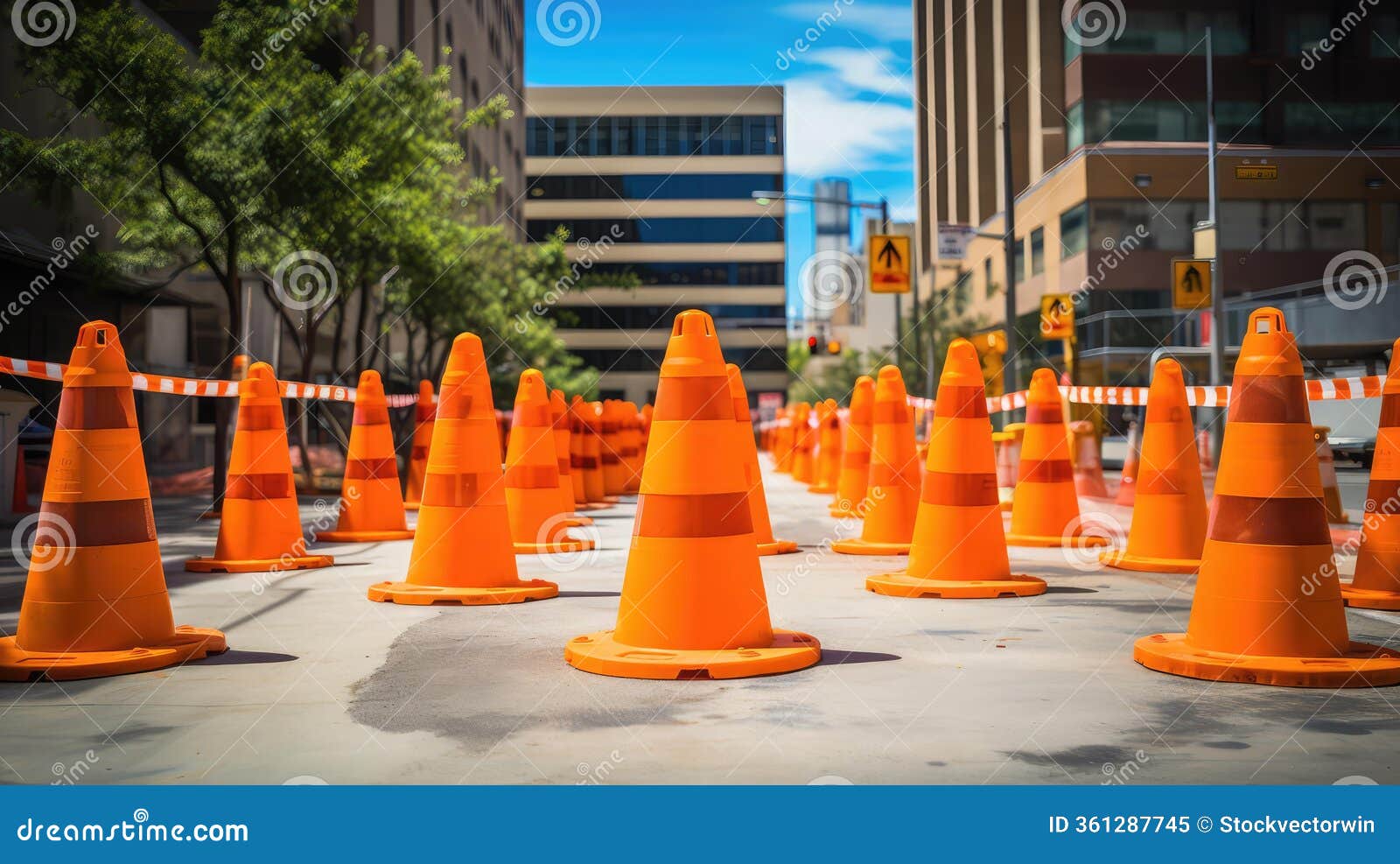 Caution Perimeter Stripes. Isolated Black And Yellow Police Line Do Not ...