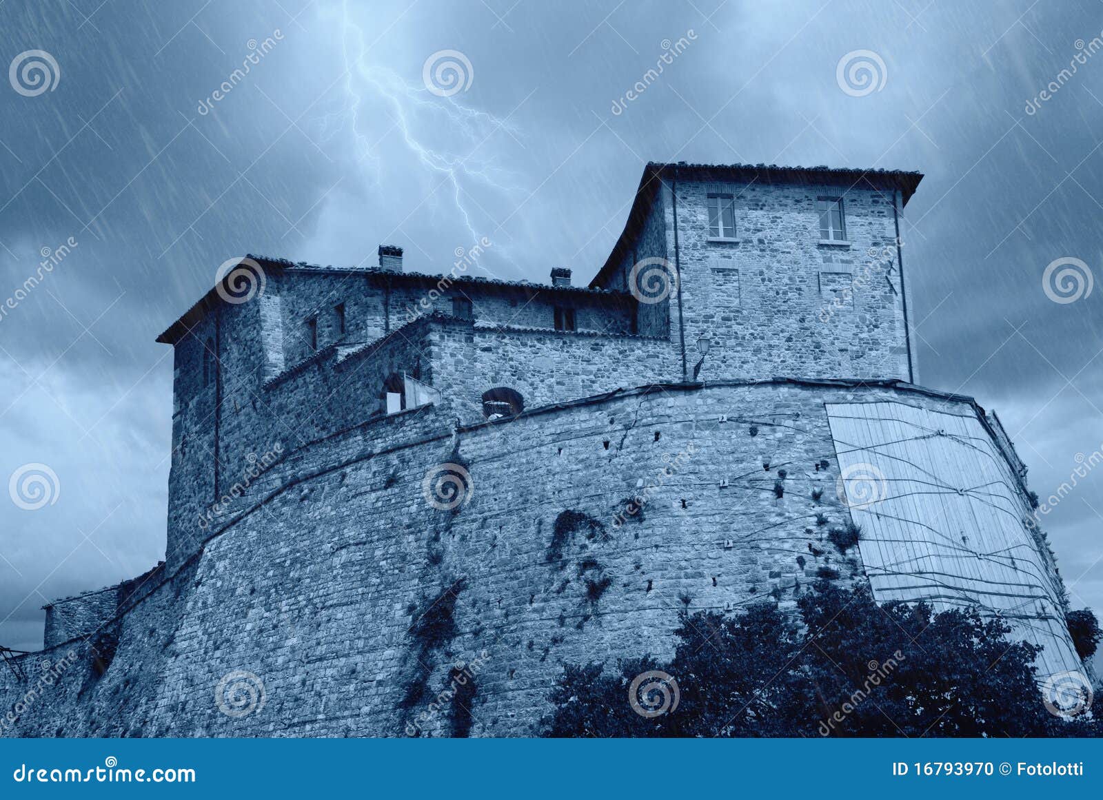 Perimeter Walls of the Fortress Stock Photo - Image of castle, energy ...