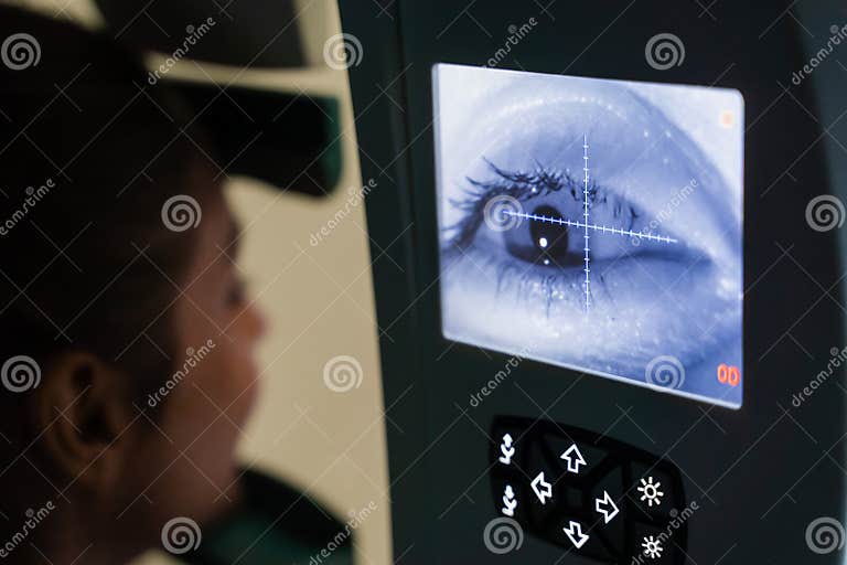 Perimetry Visual Field Test For Measure All Areas Of Eyesight
