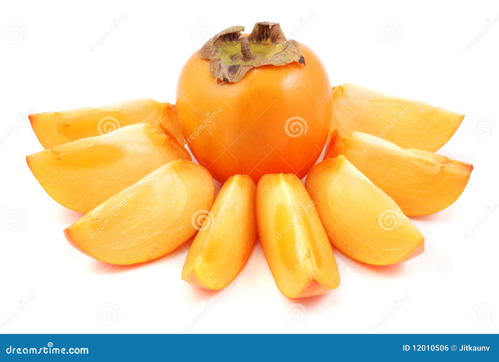 Perimmon stock photo. Image of round, persimmon, farm - 12010506