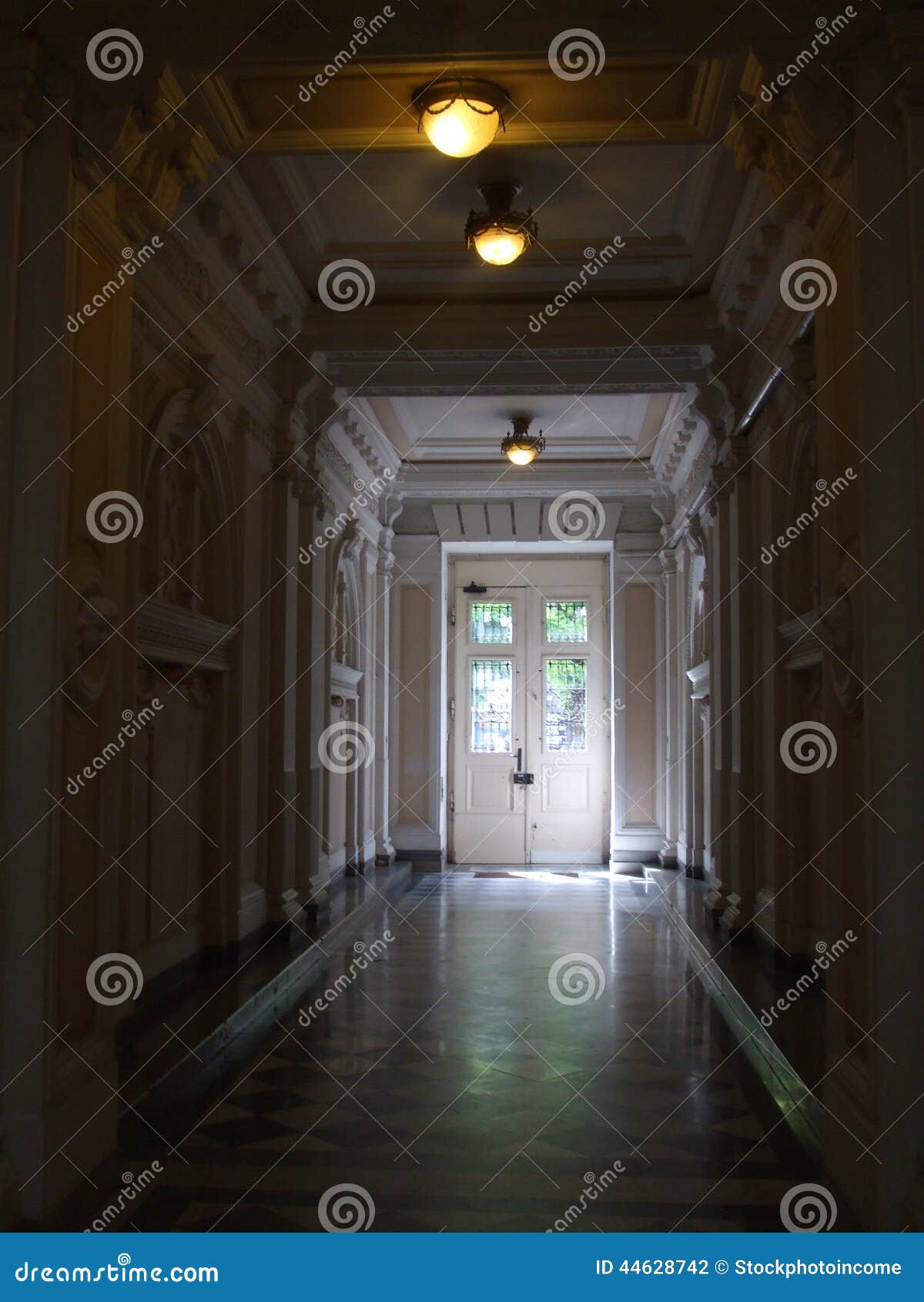 Period hallway stock photo. Image of french, hallway - 44628742