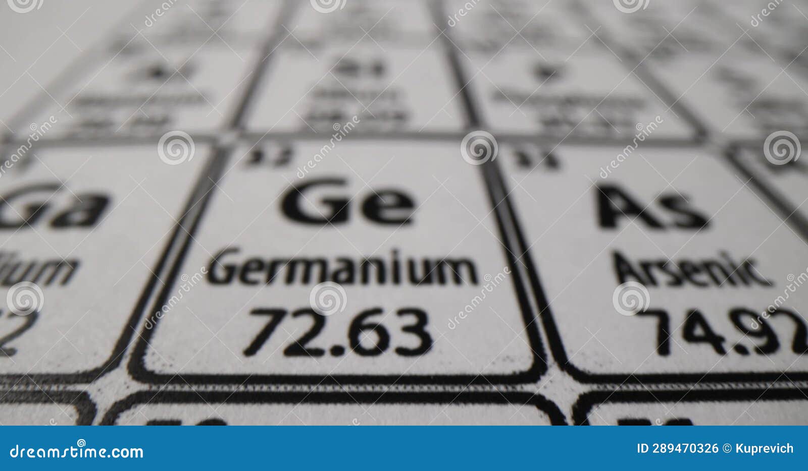 Periodic System of Chemical Elements in Background Stock Footage ...