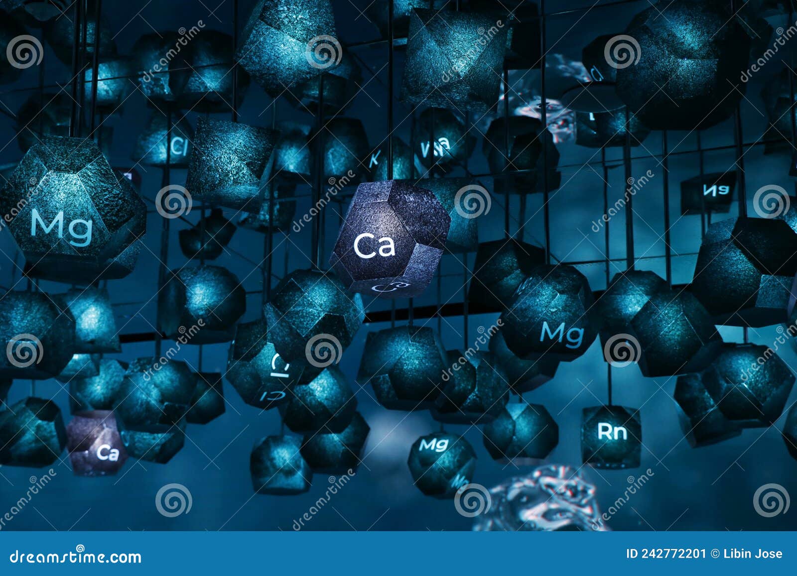 Periodic Table of Chemical Elements, Abstract Science Stock ...