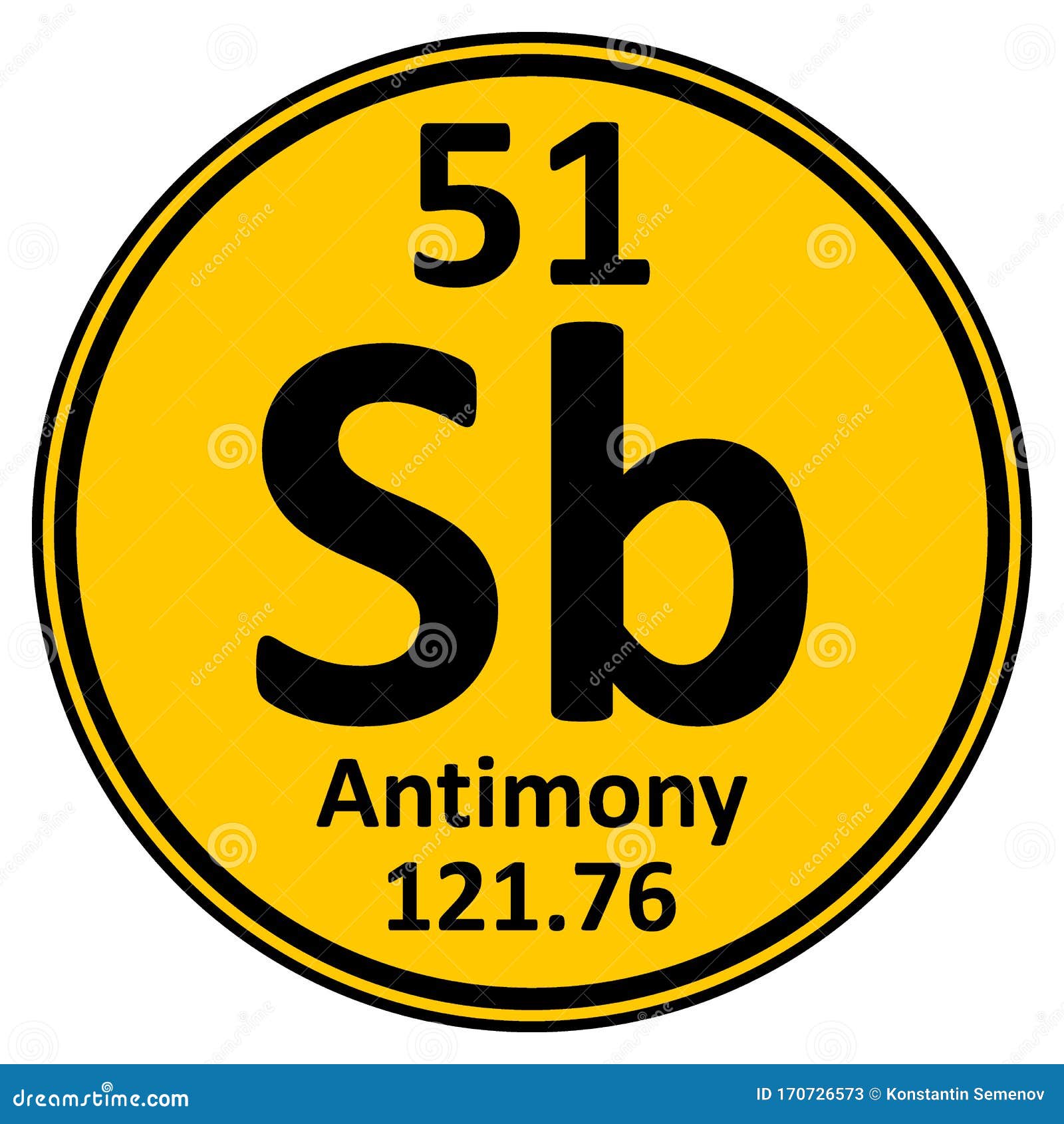 Antimony Icon Vector Illustration | CartoonDealer.com #238047546