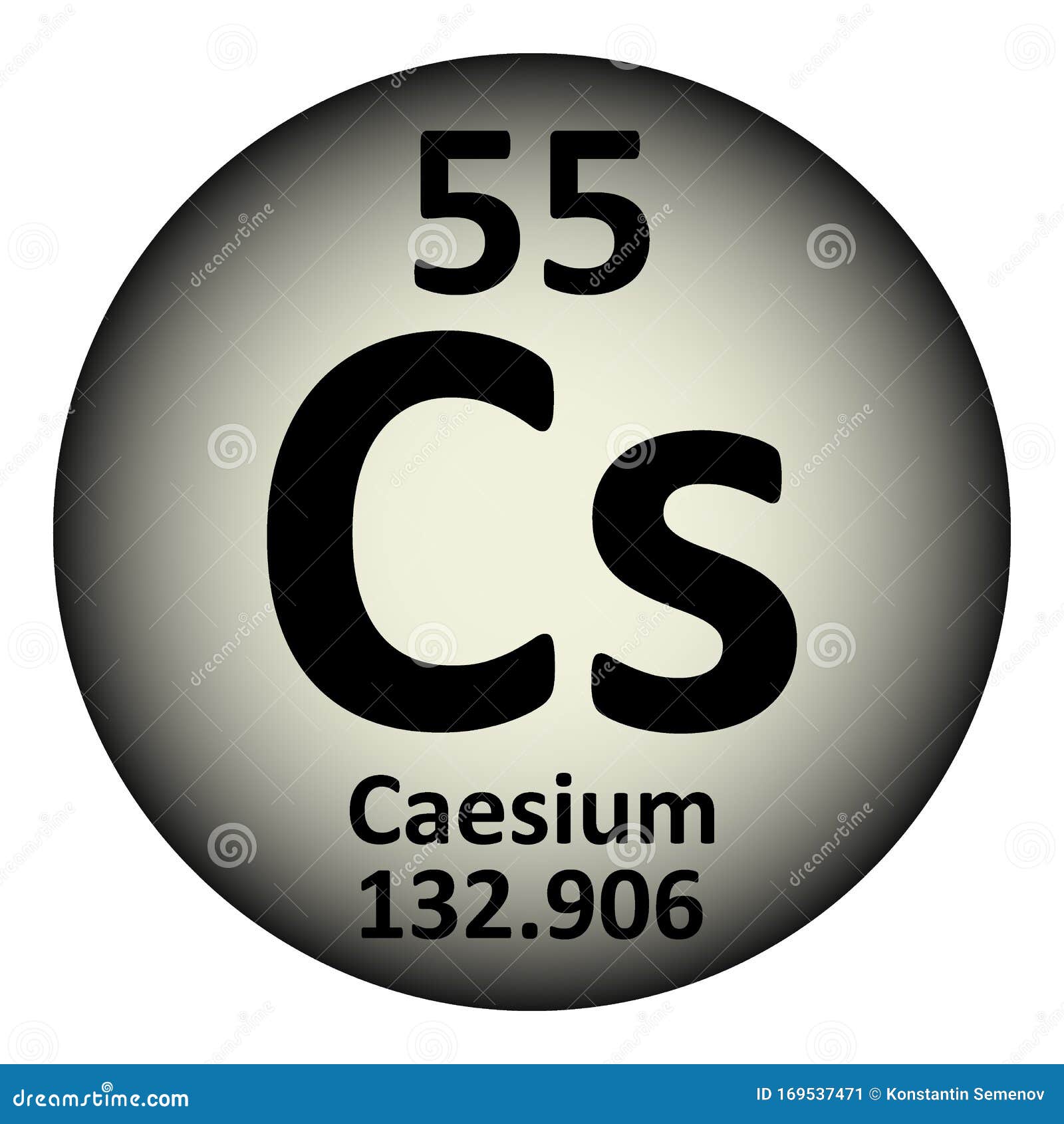 Element Of Caesium Cartoon Vector | CartoonDealer.com #84942535