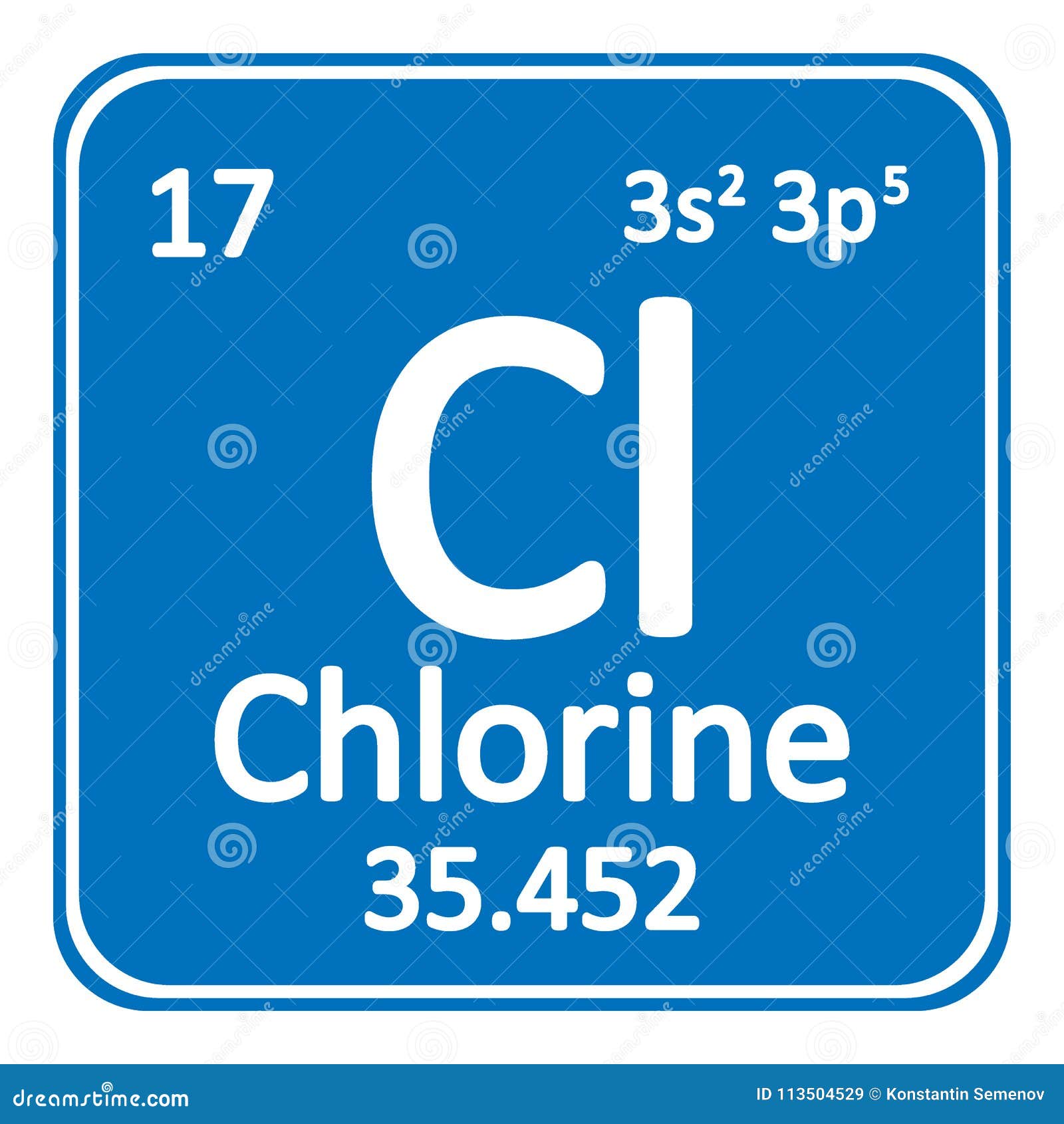 Chlorine Symbol Periodic Table
