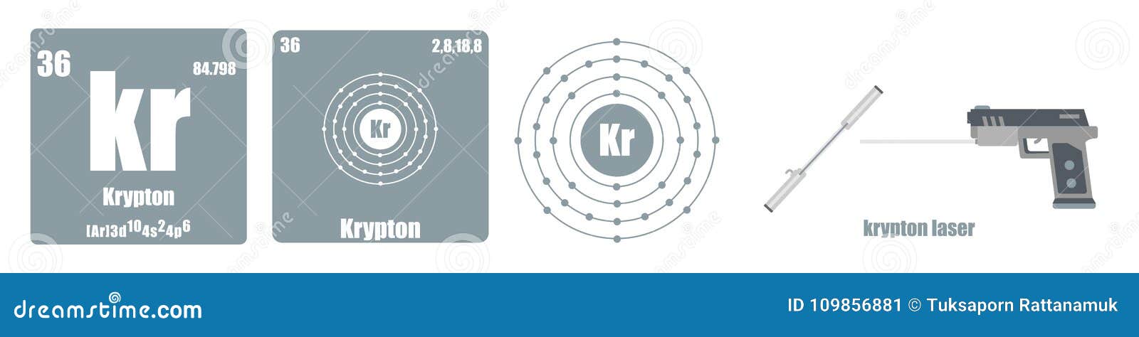 Noble Gases Flat Icons Royalty-Free Stock Photography | CartoonDealer ...