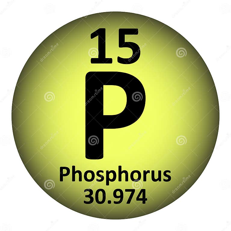 Periodic Table Element Phosphorus Icon Stock Illustration ...