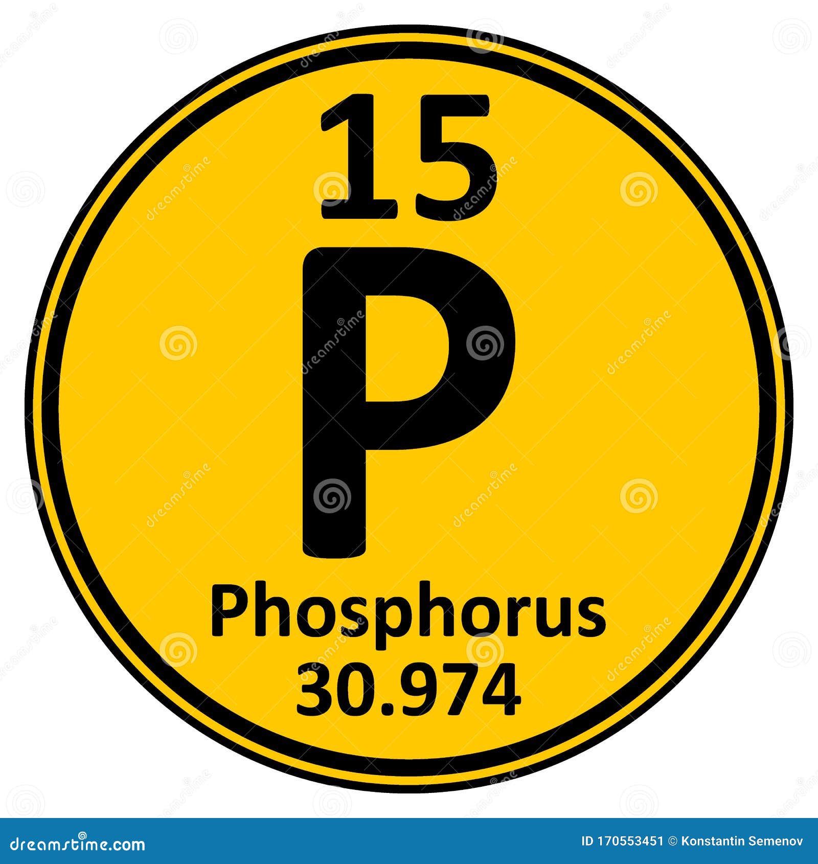 Phosphorus Icon On White Background. Simple Element Illustration From ...