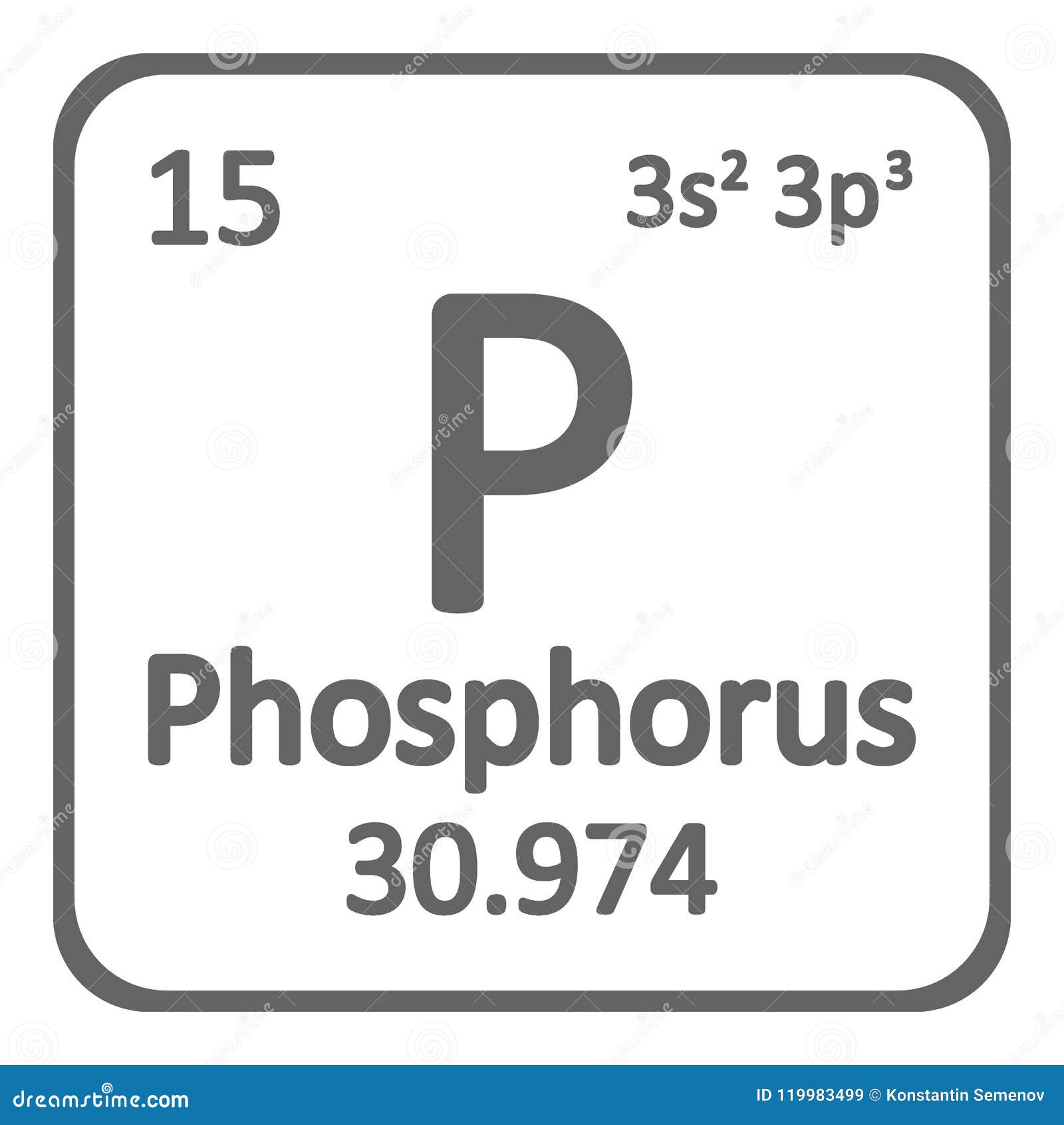 Phosphorus Icon On White Background. Simple Element Illustration From ...