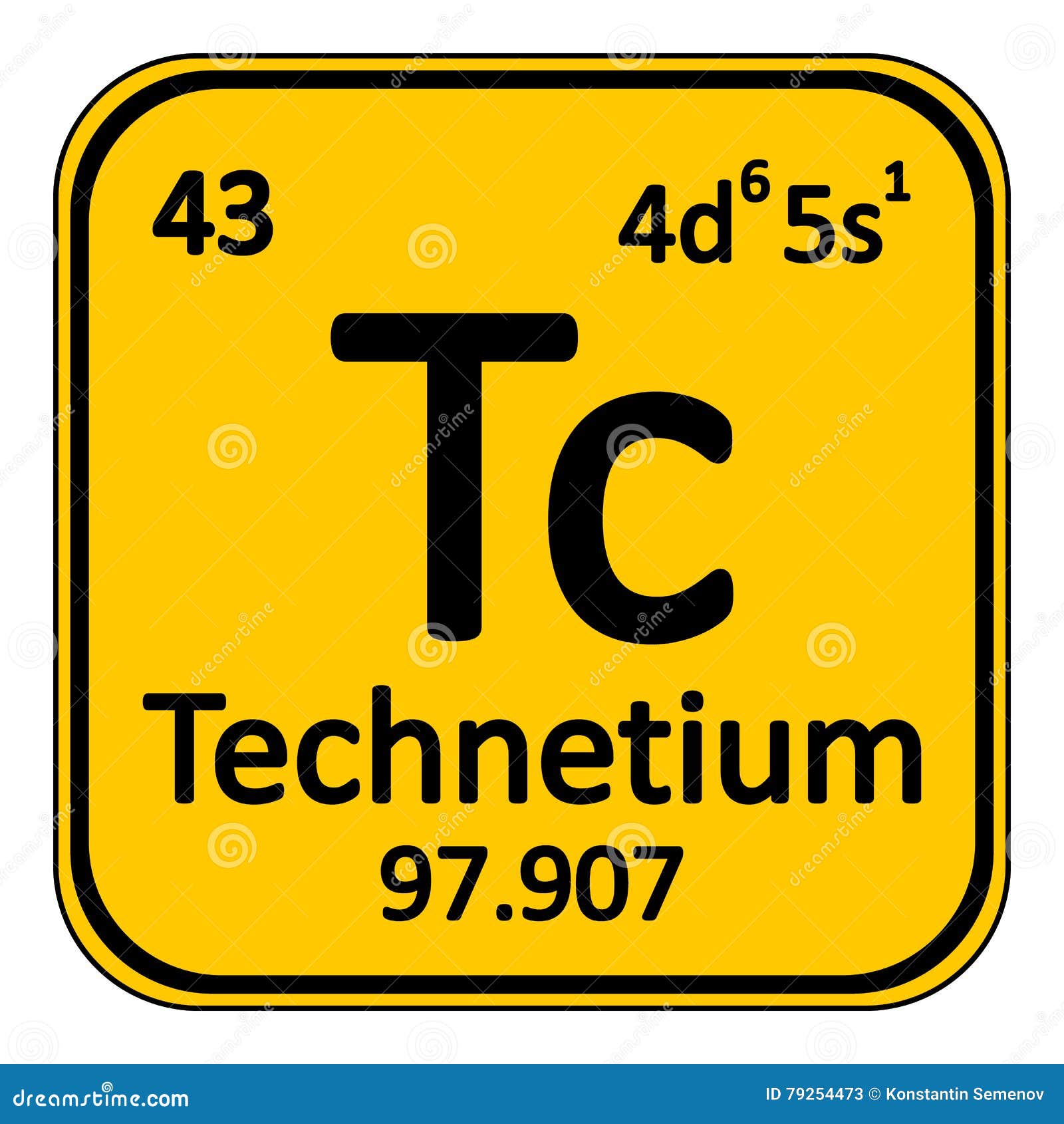 Technetium Symbol