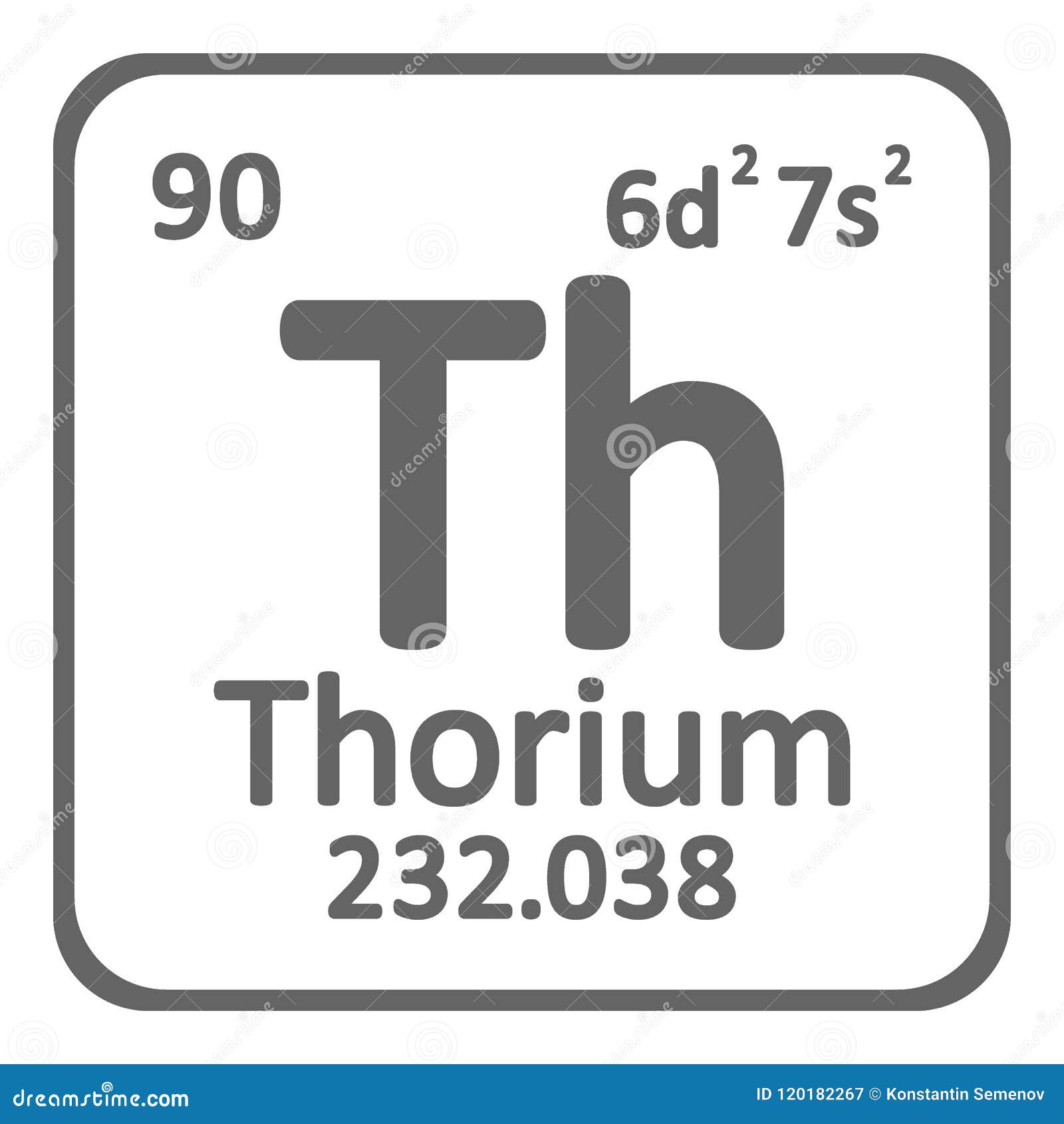 Periodic Table Element Thorium Icon. Stock Illustration - Illustration ... Periodic Table Element Thorium Icon. Stock Illustration - Illustration ...