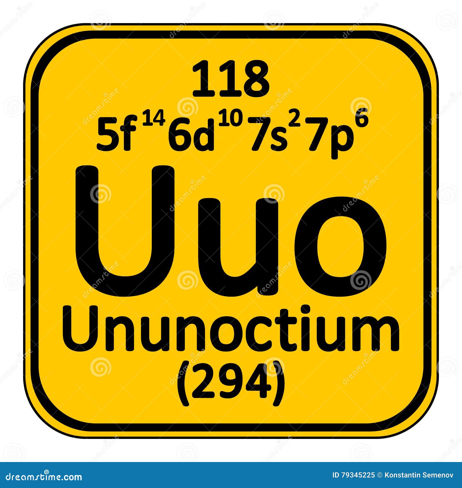 Ununoctium Element