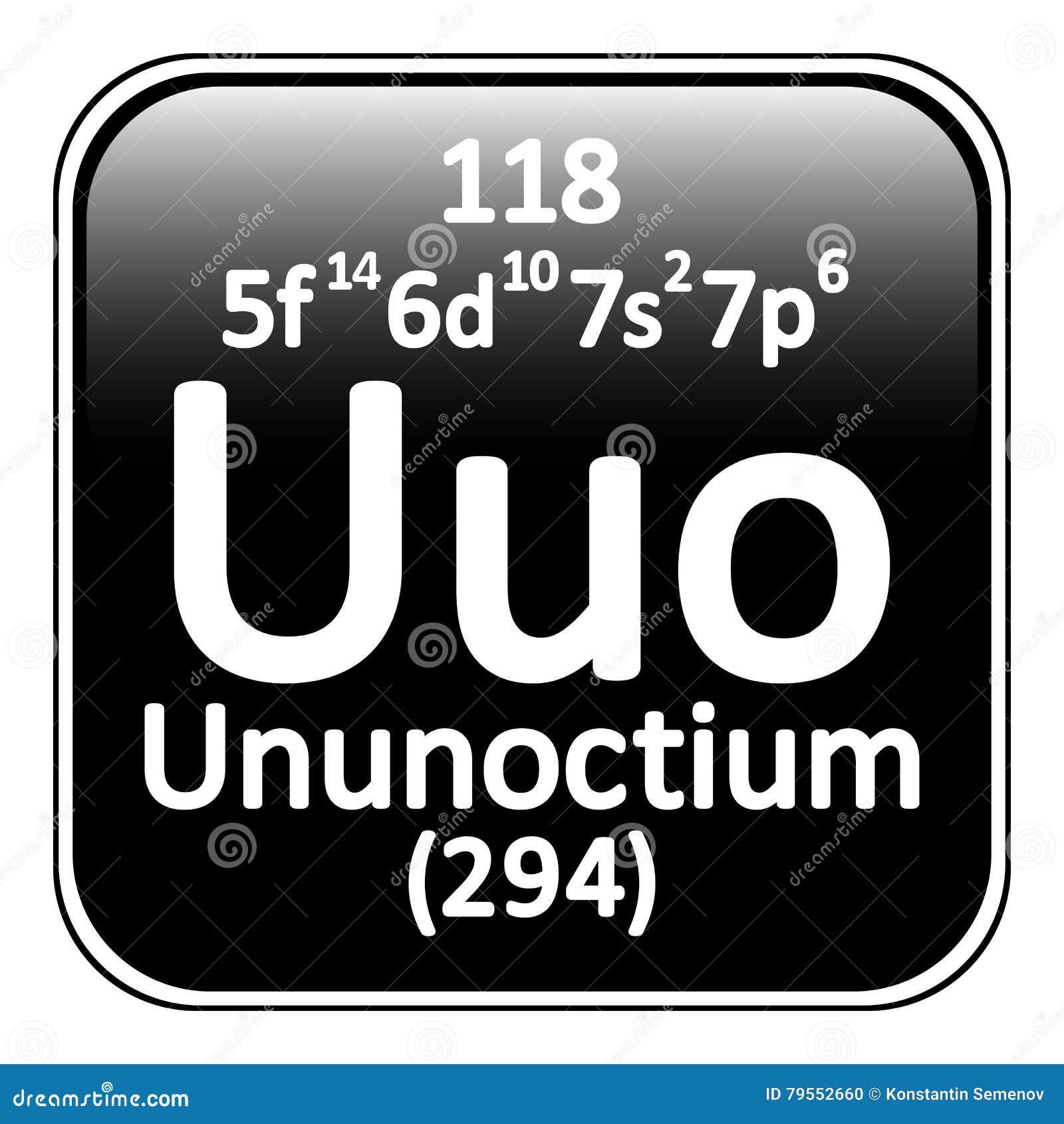 Ununoctium Element