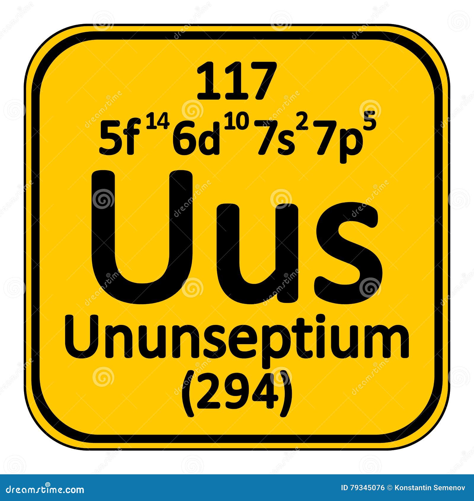 Ununseptium Element