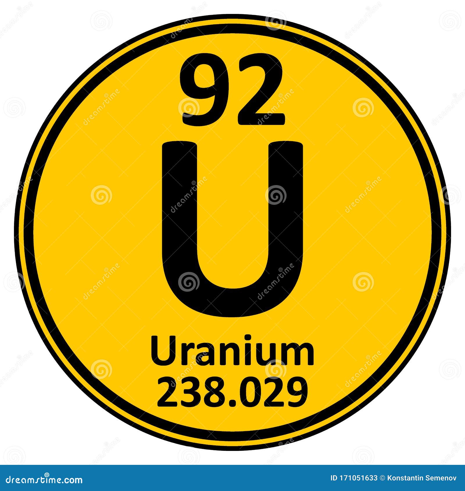 Uranium Icon Vector Image. | CartoonDealer.com #278425128