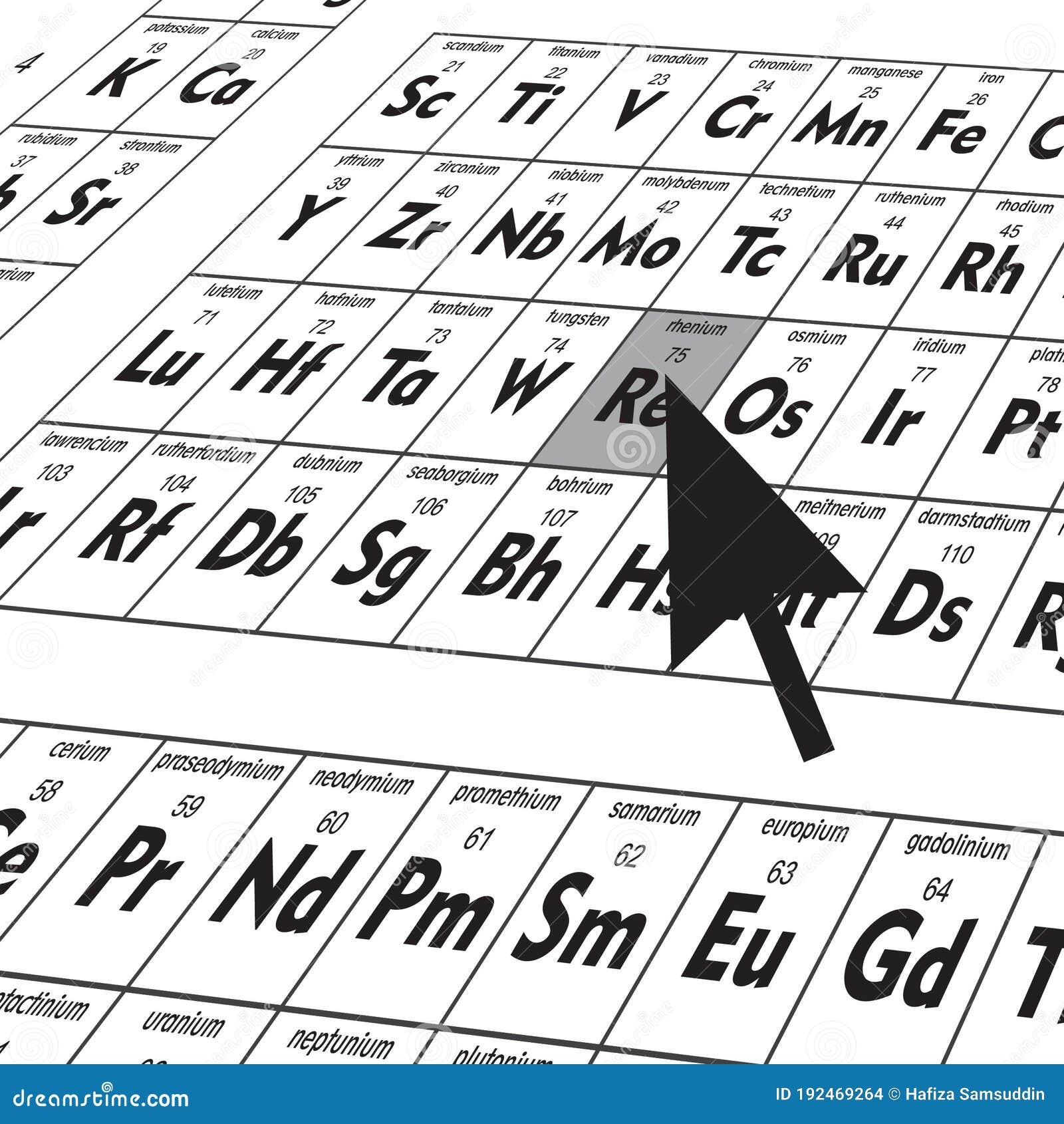 Periodic Table of Elements. Vector Illustration Decorative Design Stock ...