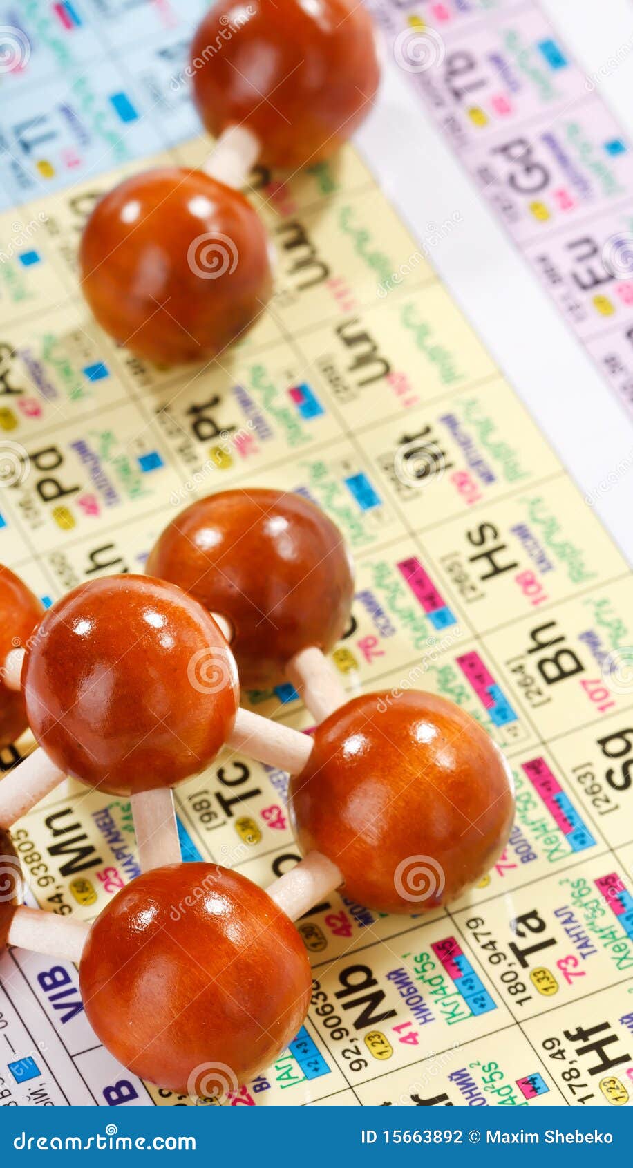 Periodische Tabelle Der Chemischen Elemente Stockfoto - Bild von ...