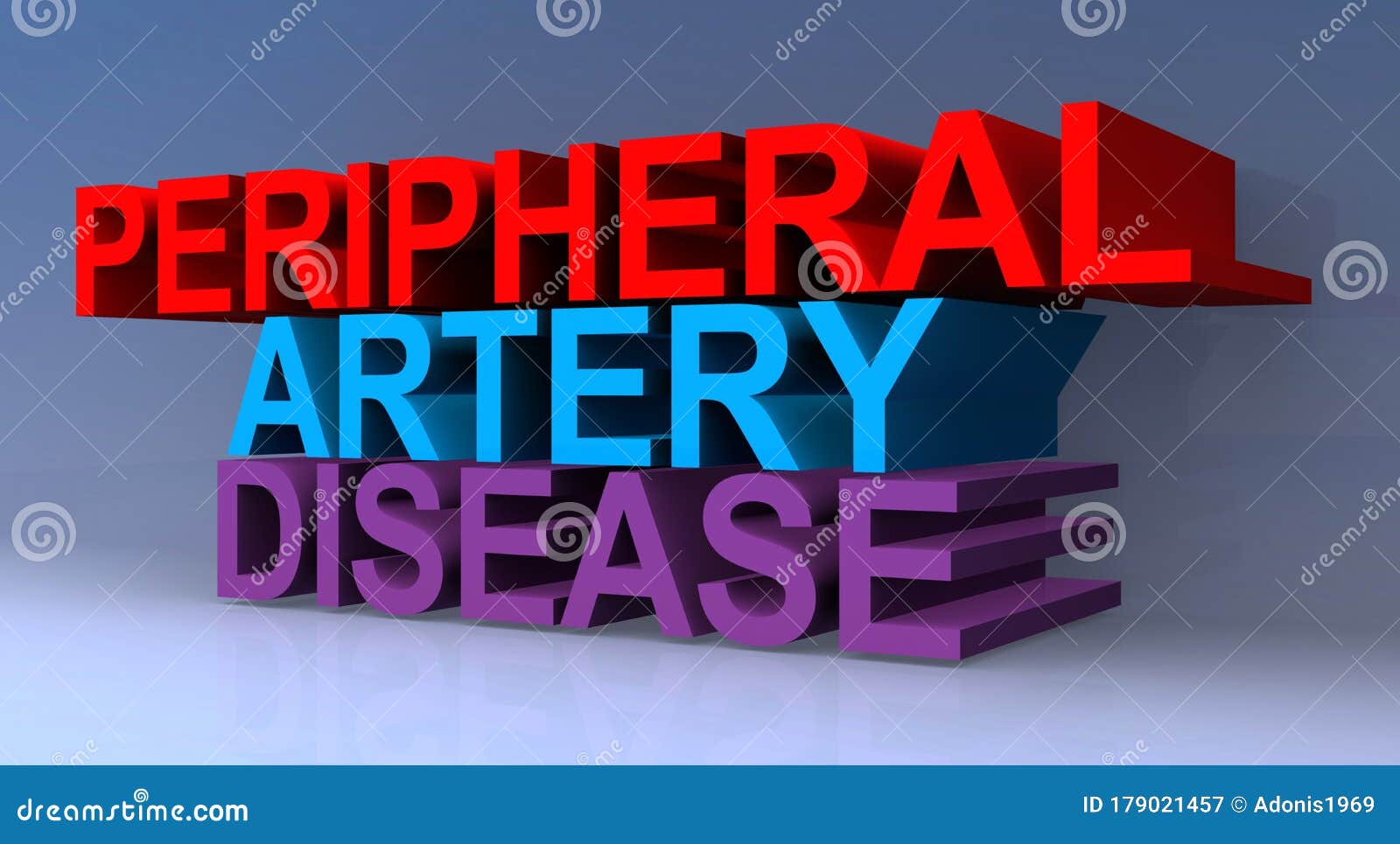 Peripheral Artery Disease Cartoon Vector | CartoonDealer.com #243948869