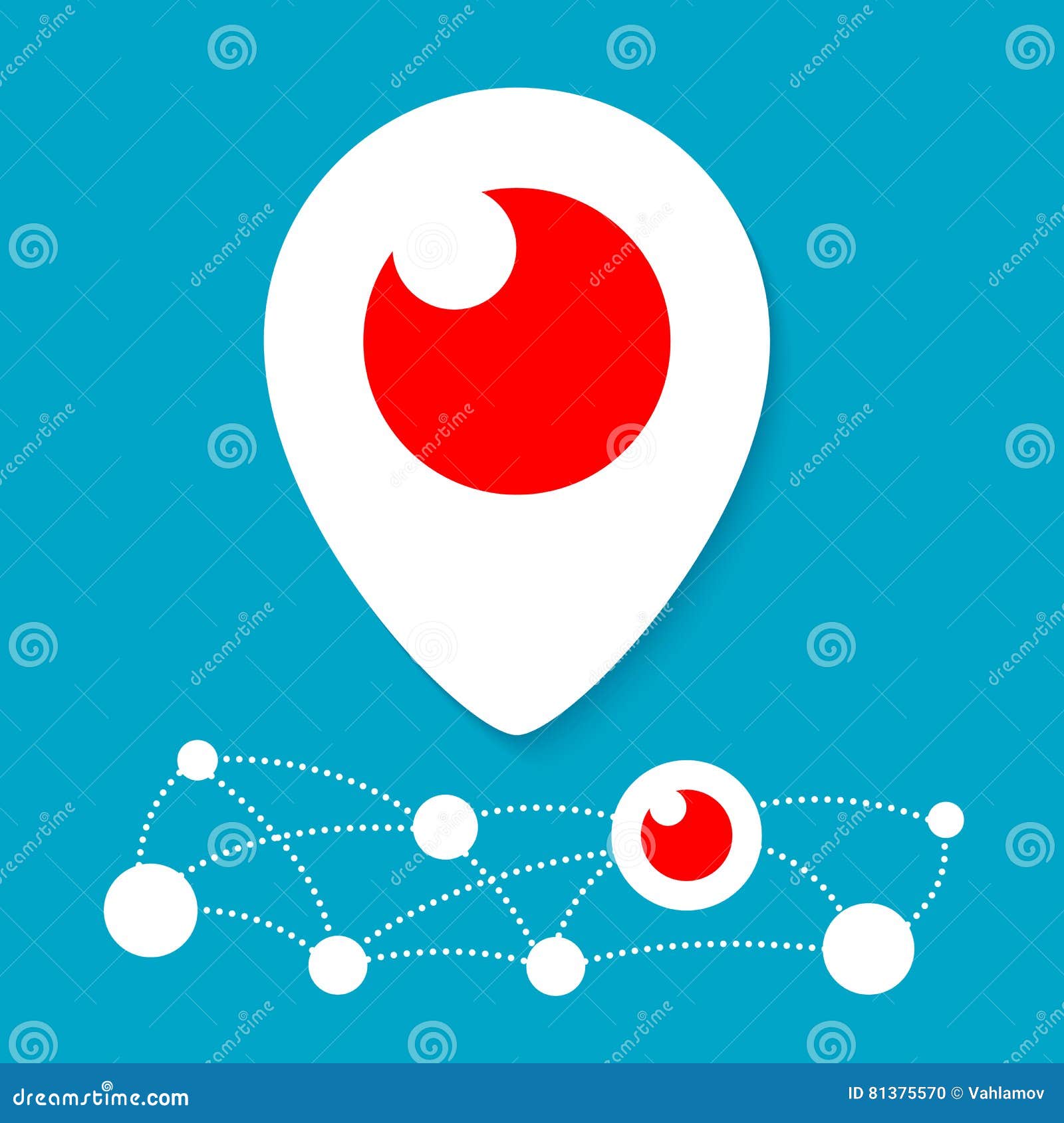 Periscope Icon. Vector Illustration Stock Vector - Illustration of ...