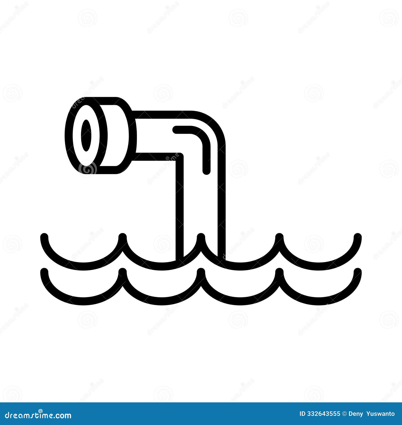 Periscope Icon Vector Design Template Stock Illustration - Illustration ...