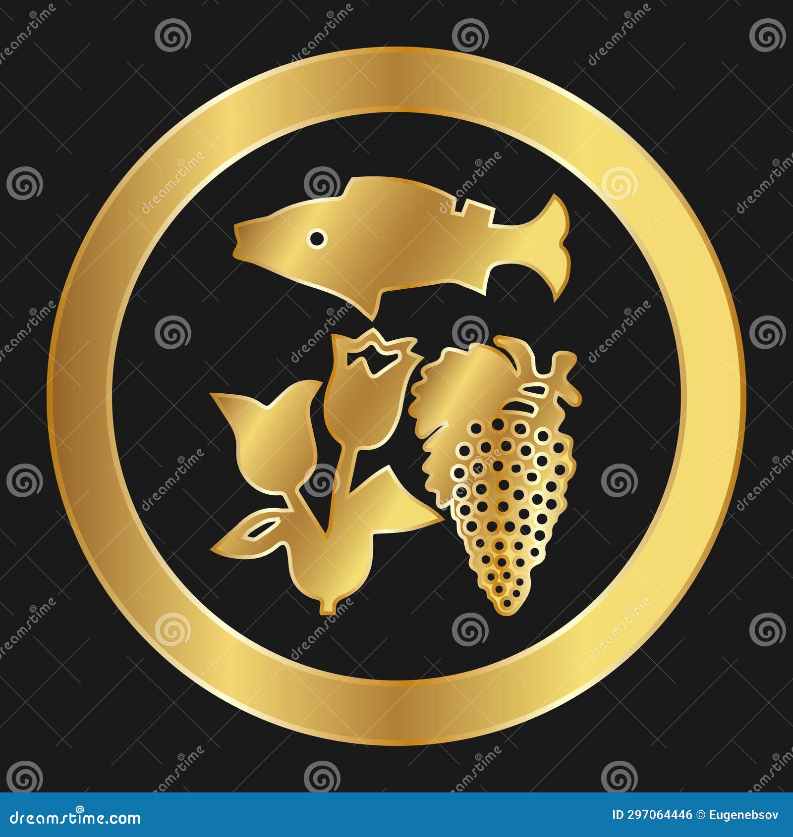Perishable Cargo Simple Gold Icon on Product Packaging and Box Stock ...