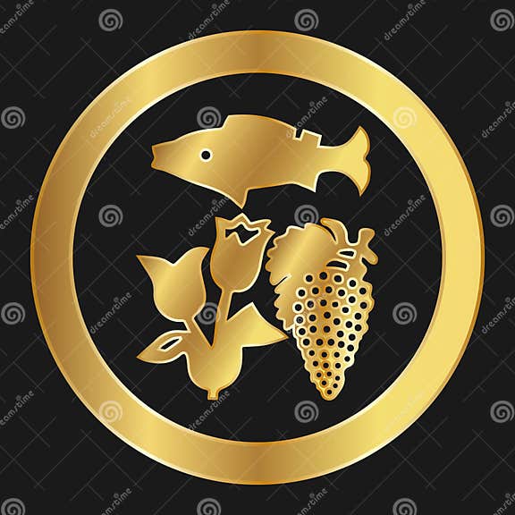 Perishable Cargo Simple Gold Icon on Product Packaging and Box Stock ...