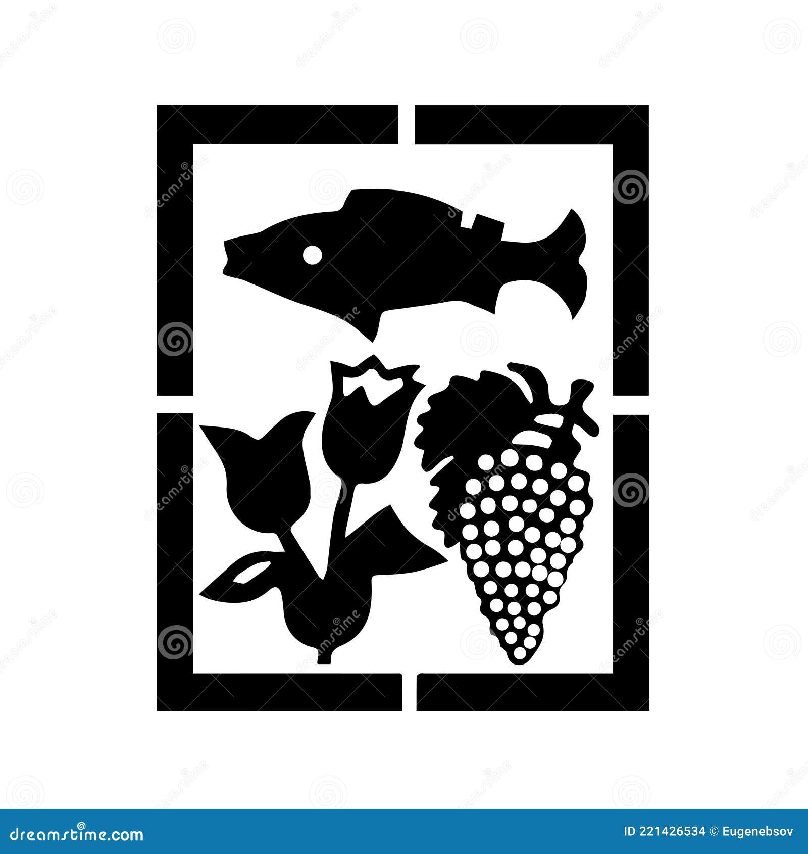 Perishable Cargo Simple Icon on Product Packaging and Box Stock Vector ...