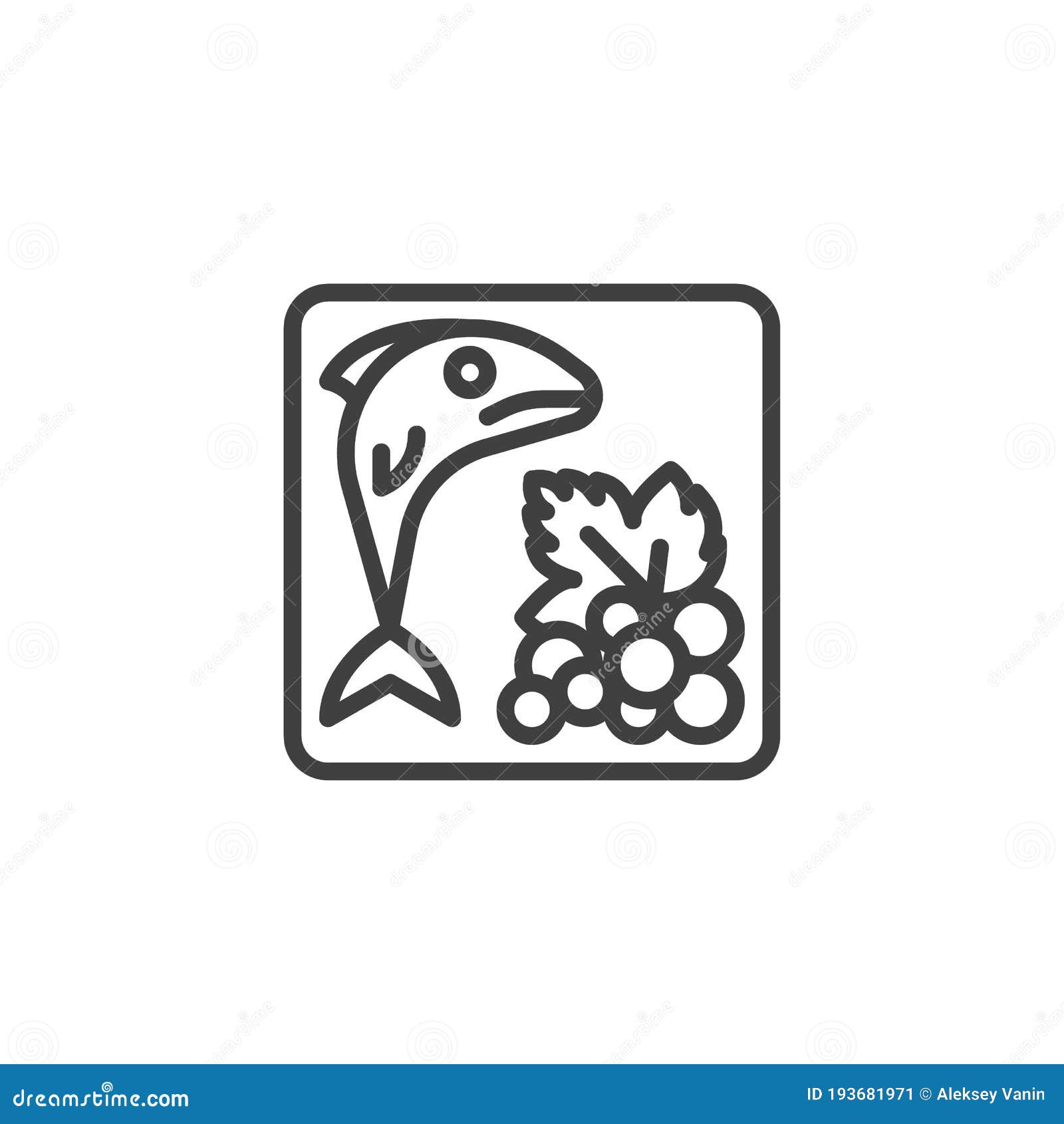 Perishable Goods, Packaging Sign Line Icon Stock Vector - Illustration ...