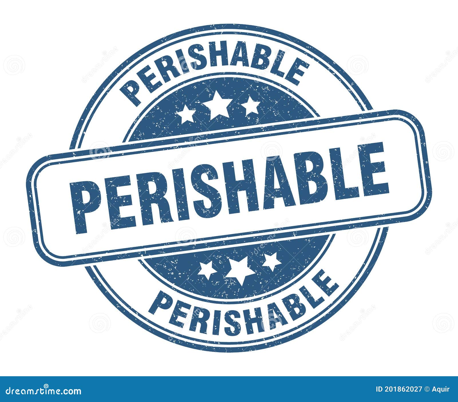 Perishable Stamp. Perishable Label. Round Grunge Sign Stock Vector ...