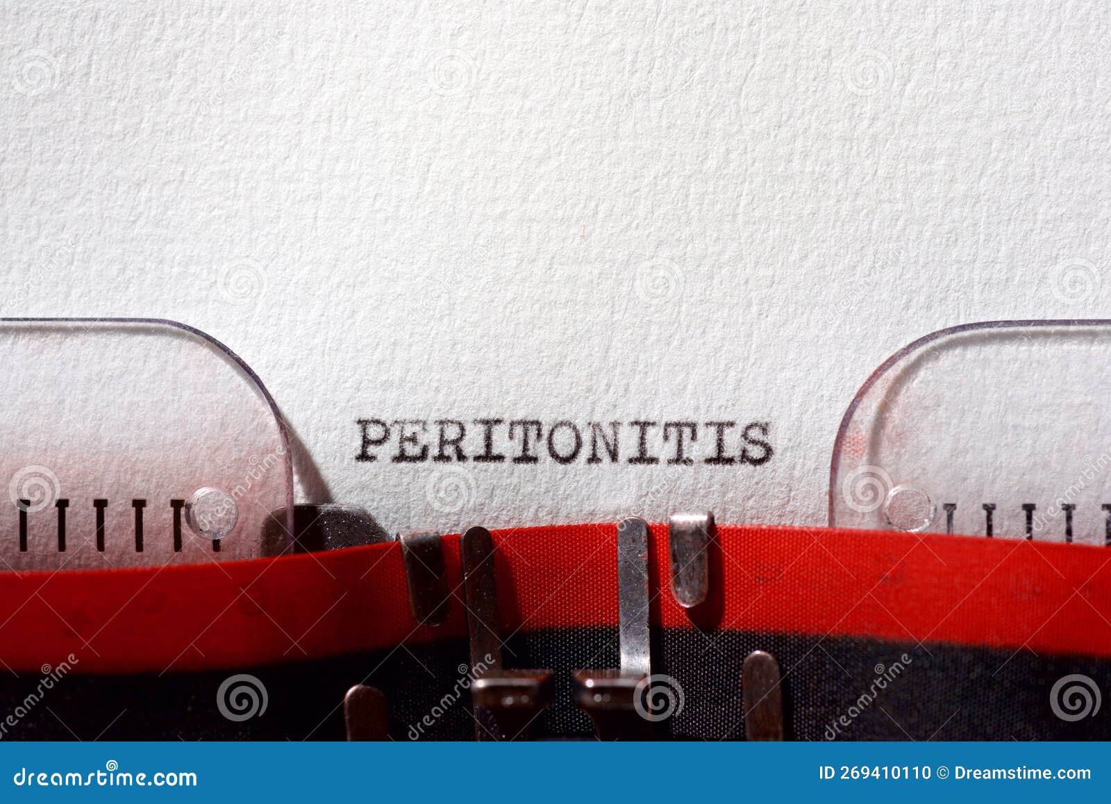 Peritonitis concept view stock photo. Image of write - 269410110