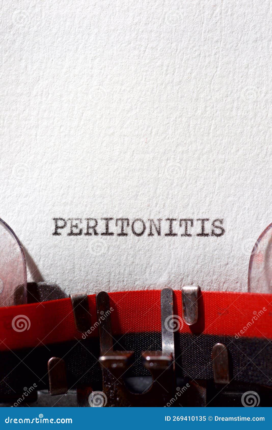 Peritonitis concept view stock image. Image of writing - 269410135