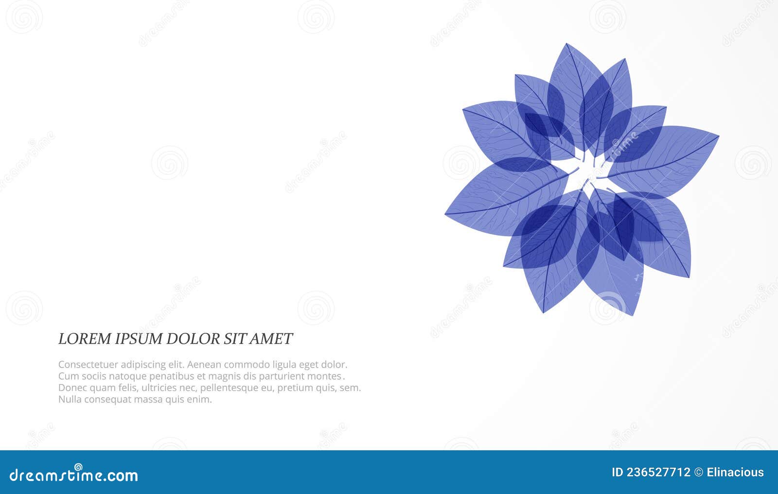 Periwinkle Leaves in Circle on White Background. Color of the Year 2022 ...