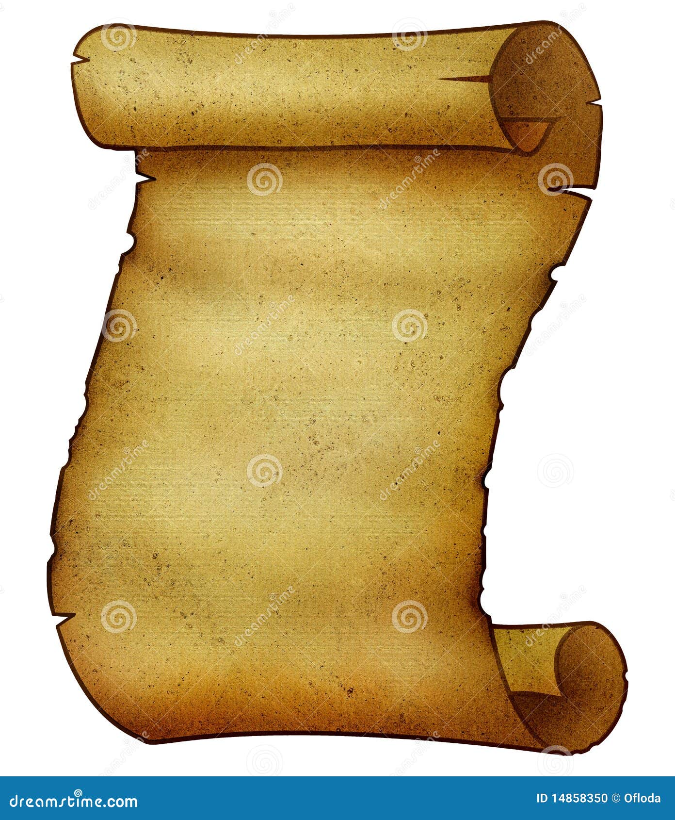 Perkament stock illustratie. Illustration of neaten, geïsoleerd - 14858350